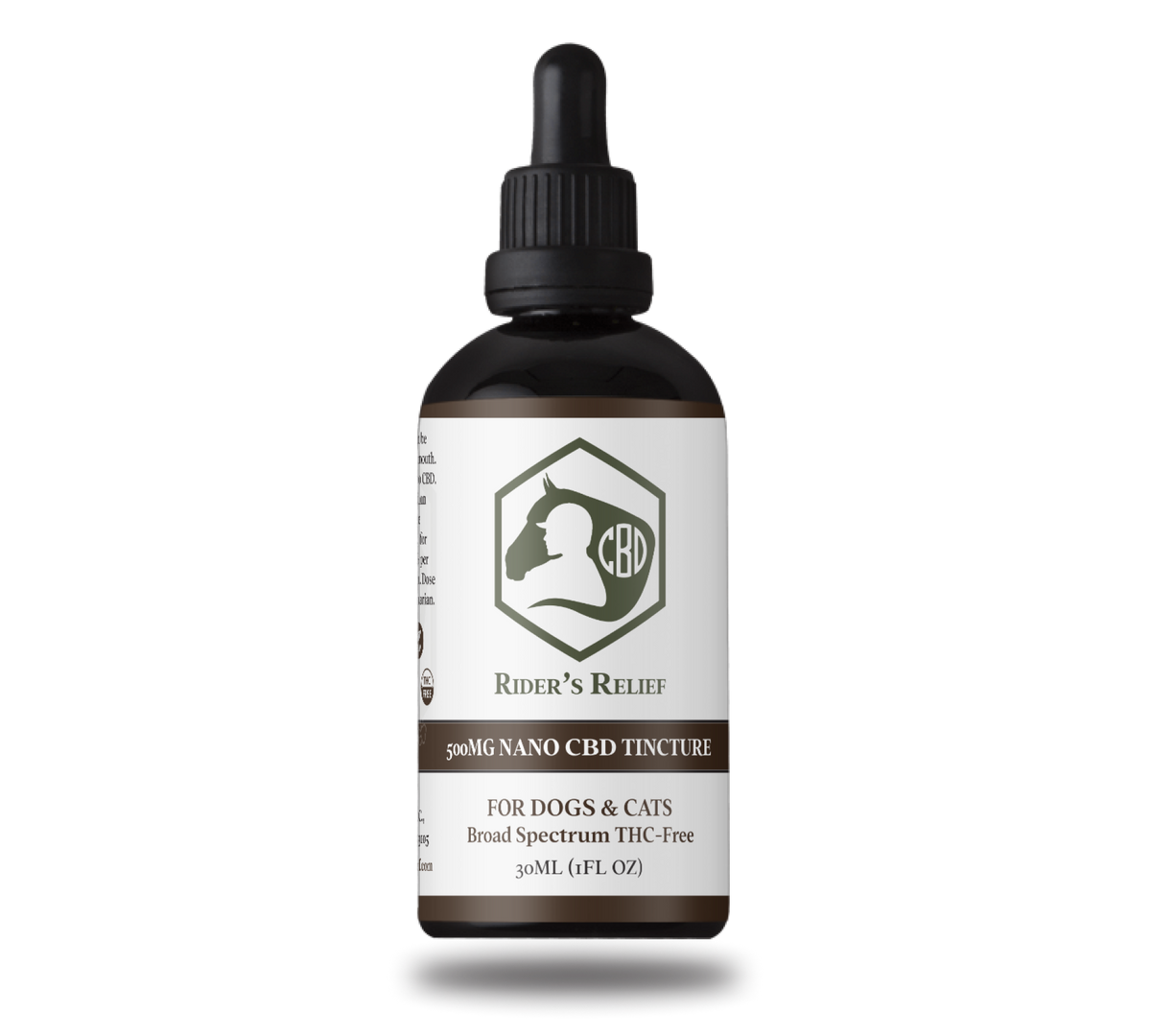 Morty's Munchies™ 500mg Nano CBD Tincture, for Cats & Dogs, THC Free ...